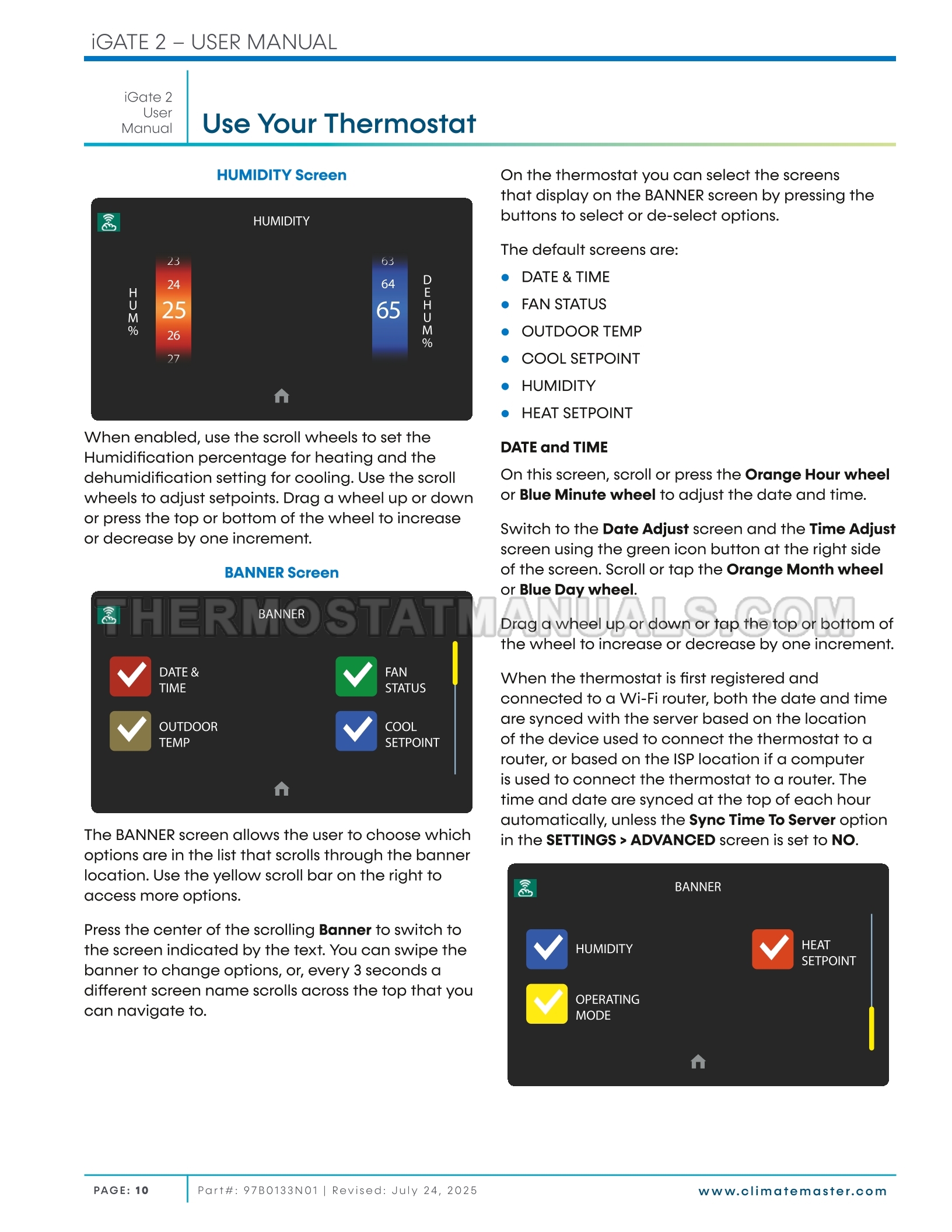 Climatemaster AWC99U01 User Manual