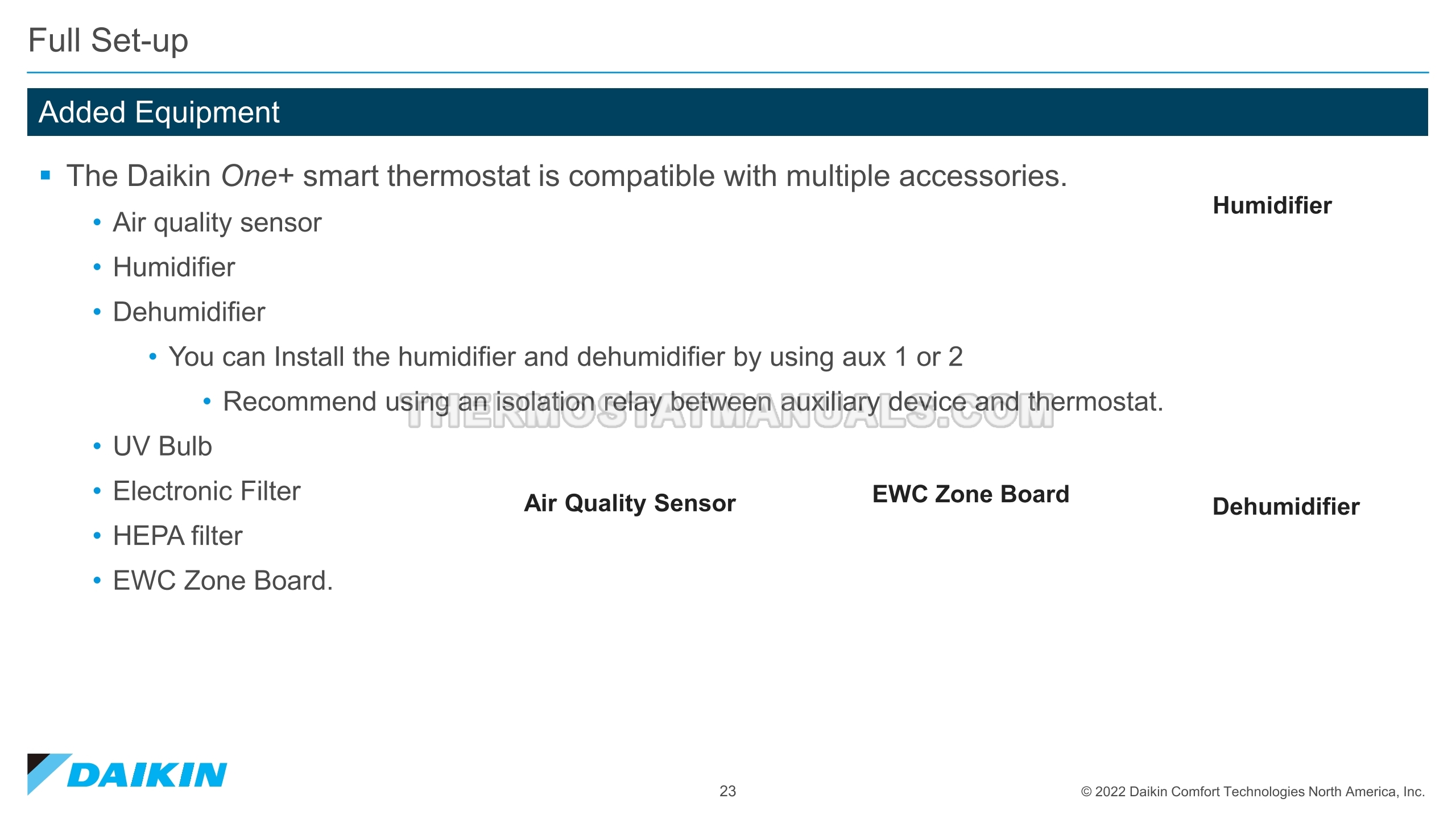 Daikin One Touch Installation Guide