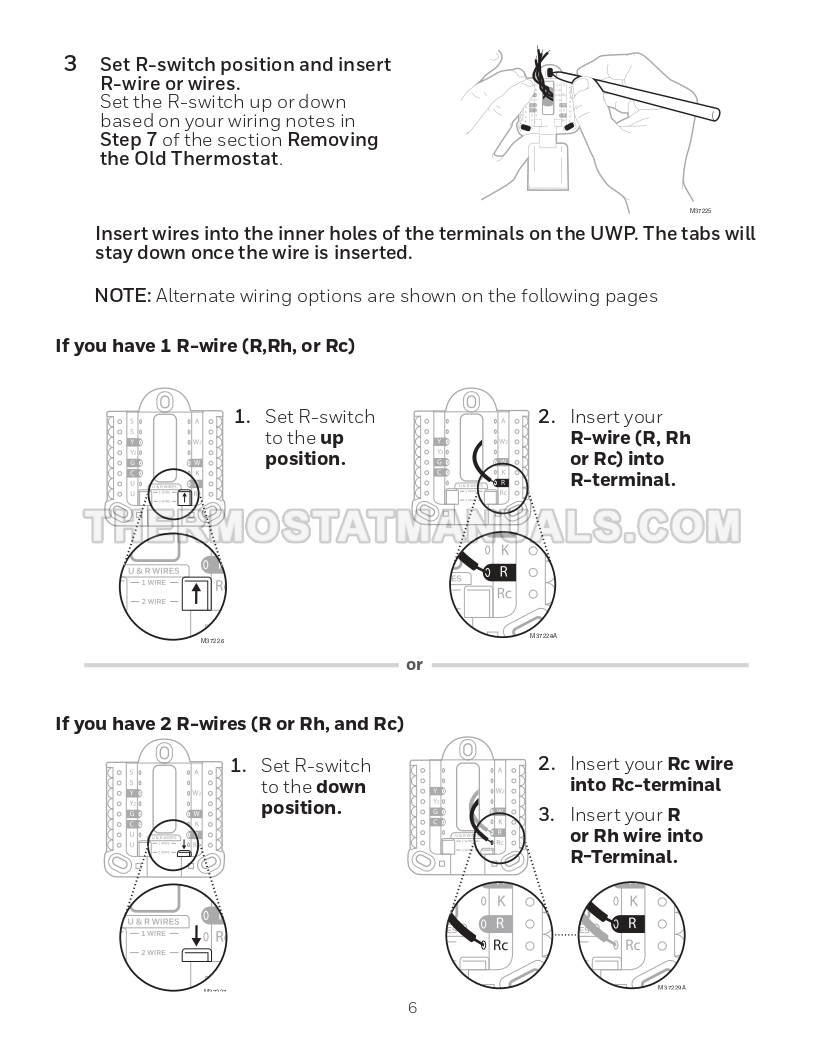 Honeywell RTH22B Installation and User Guide