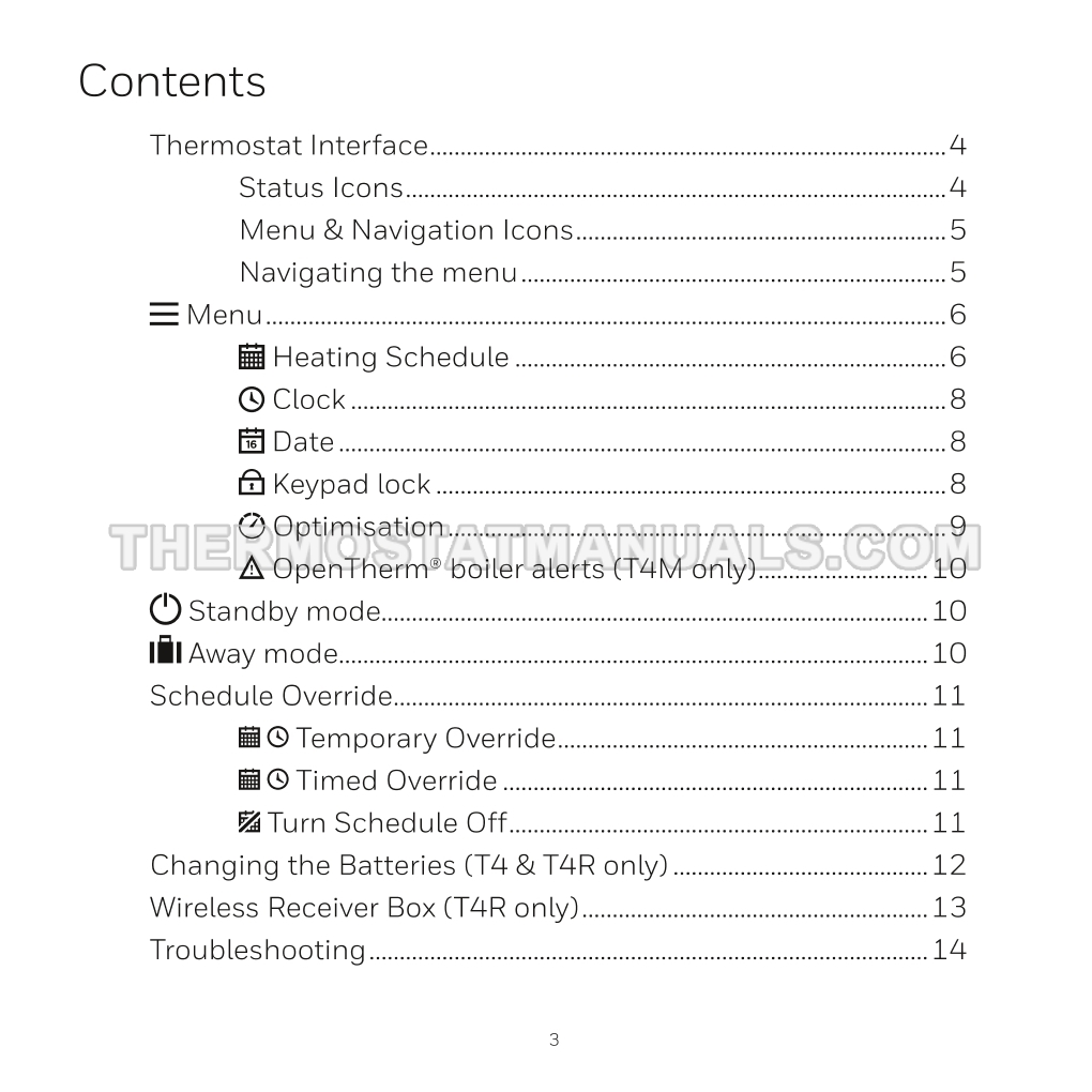 Honeywell T4 User Guide